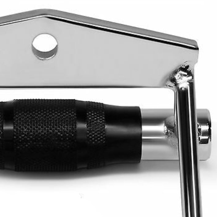 AMB Sports Triangle V Bar Close Grip Row Handle Solid Bar Cable Attach ...